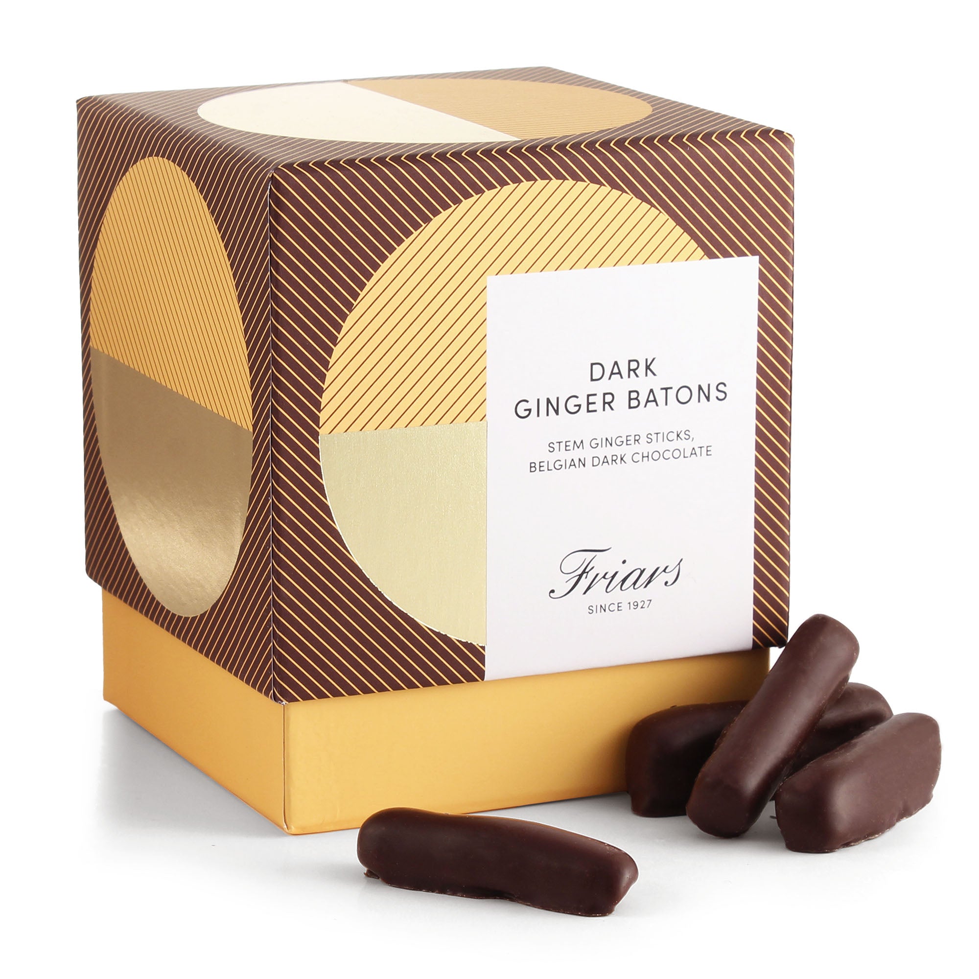 Dark Chocolate Ginger Batons | Cube Gift Box – Friars