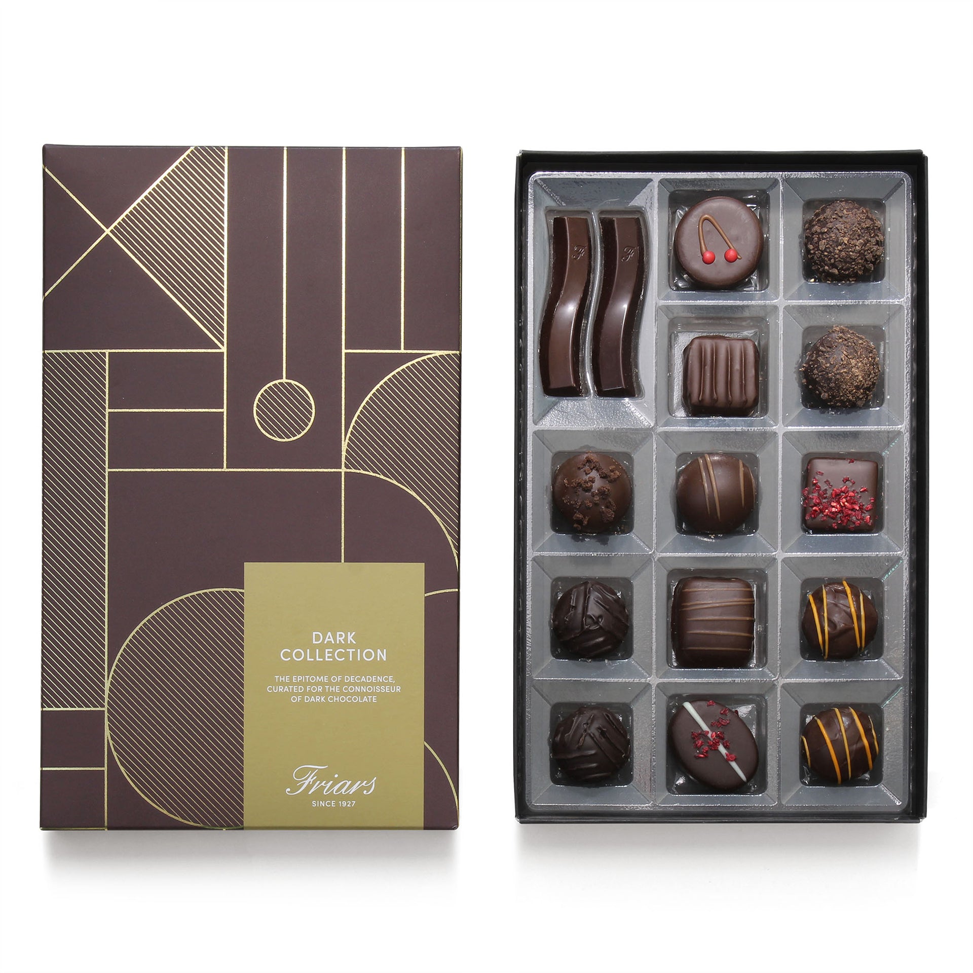 Dark Chocolate Gift Box Six Chocolate Box Set Of Four Chouchoute