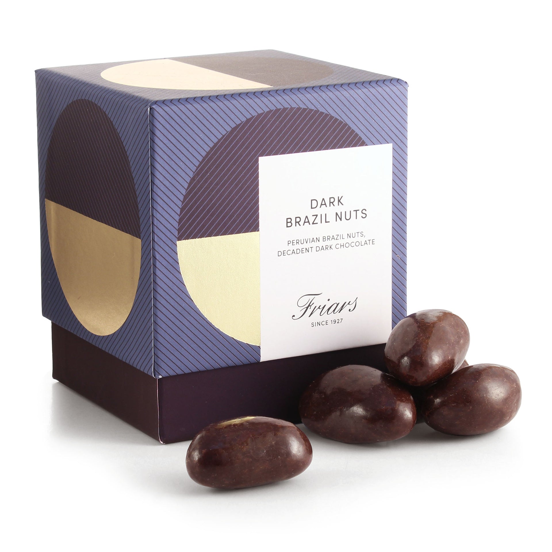 Dark Chocolate Brazil Nuts | Cube Gift Box – Friars
