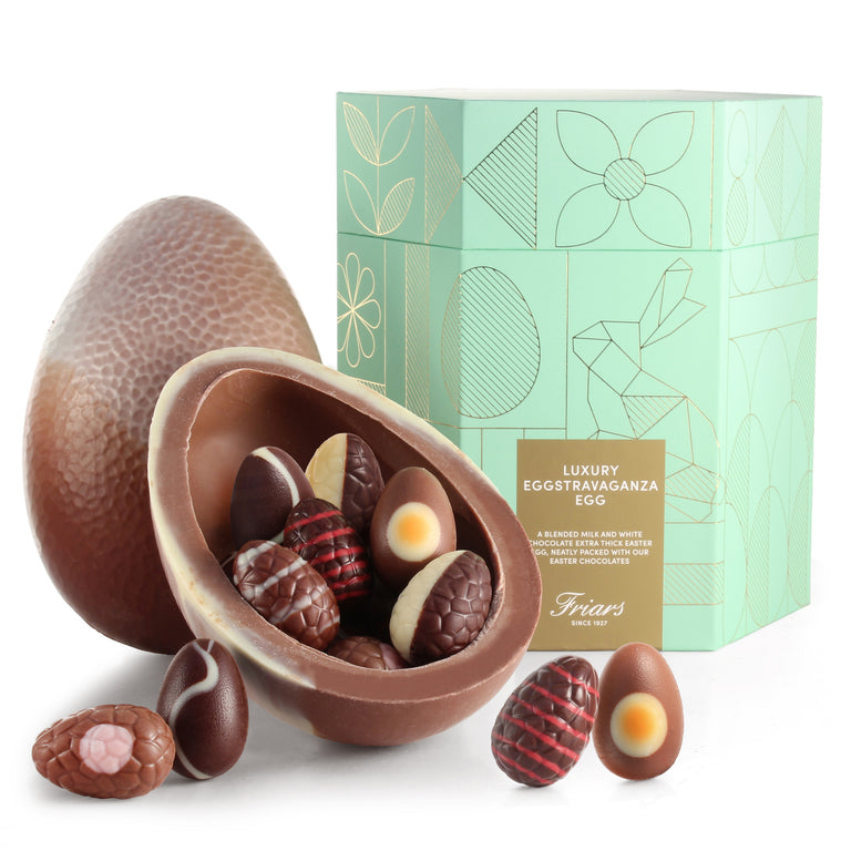 Luxury Eggstravaganza Chocolate Easter Egg | Extra Thick – Friars