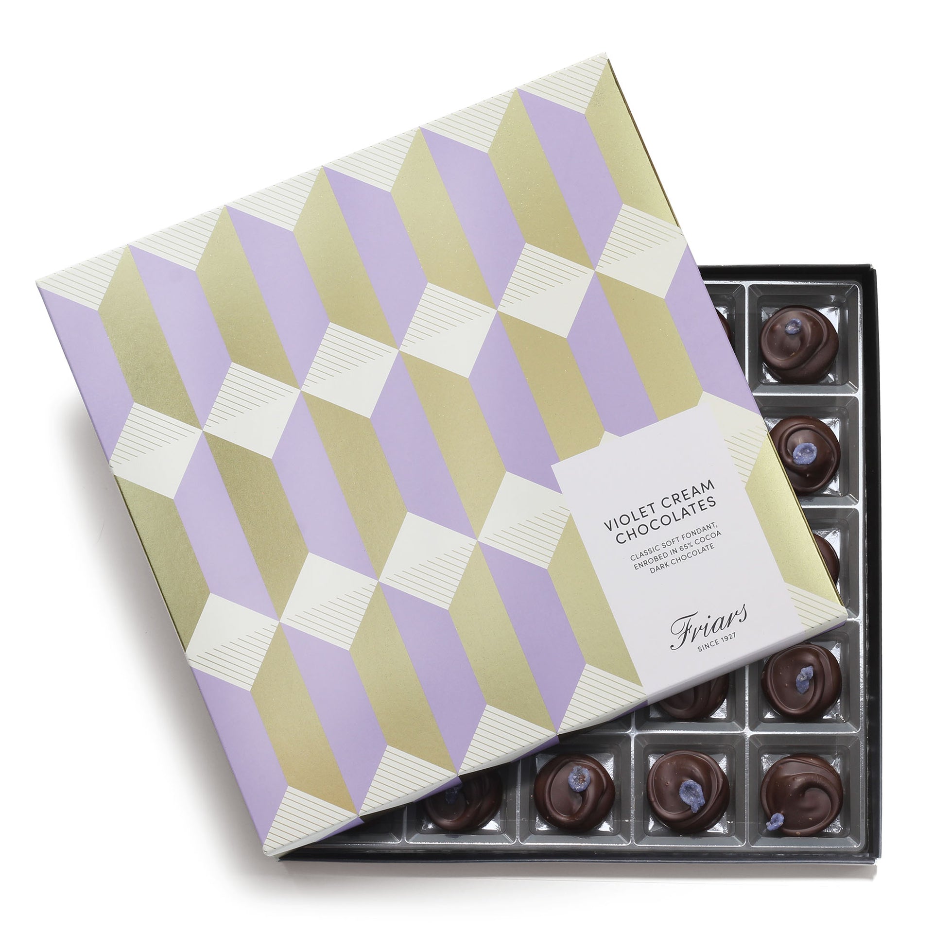 Violet Cream Chocolates | 25 Piece Gift Box – Friars